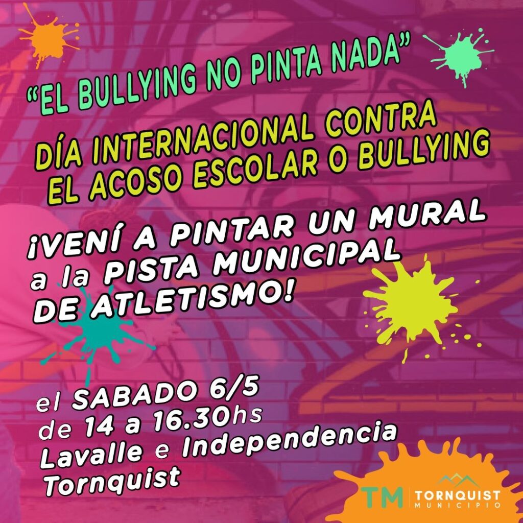 Se pintará un mural por el Día Internacional contra el Acoso Escolar o ...